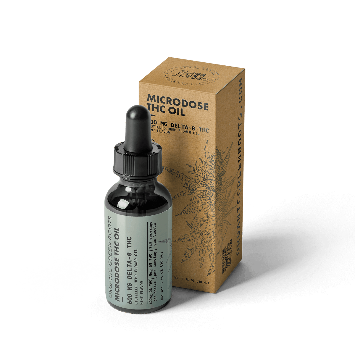 Microdose THC Hemp Oil | ORGANIC GREEN ROOTS