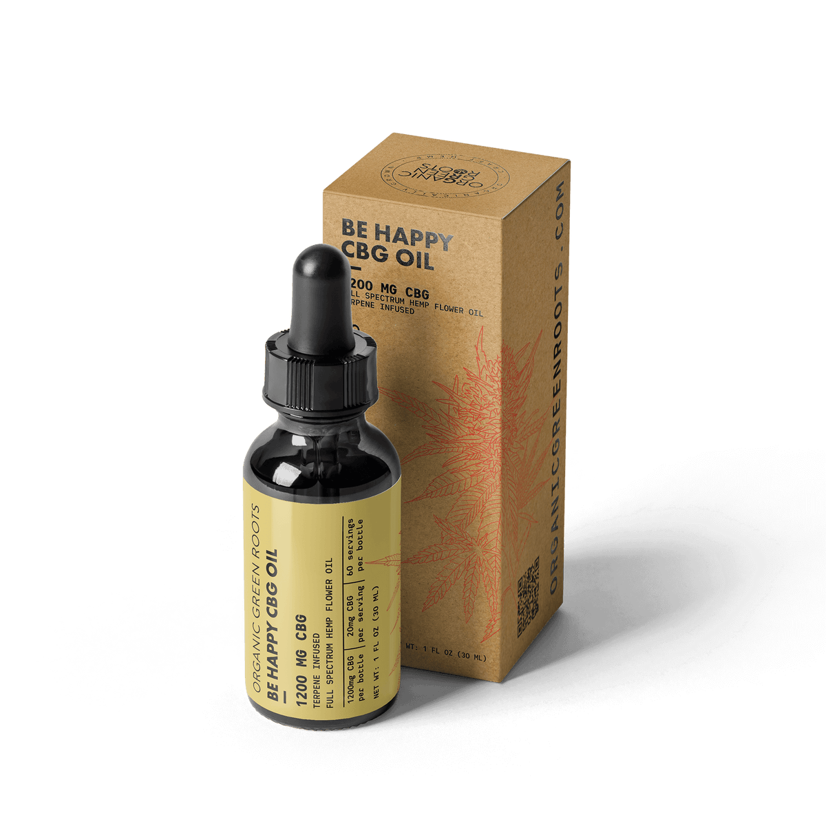 Be Happy CBG + CBC | ORGANIC GREEN ROOTS